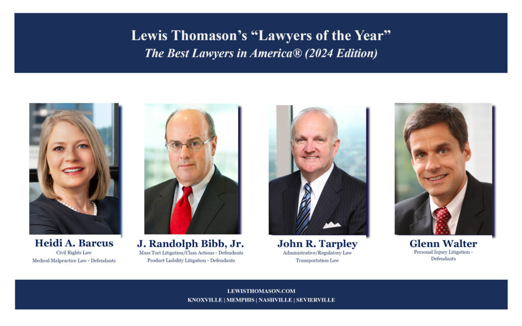 LEWIS THOMASON'S 2024 BEST LAWYERS® "LAWYERS OF THE YEAR" - Lewis Thomason