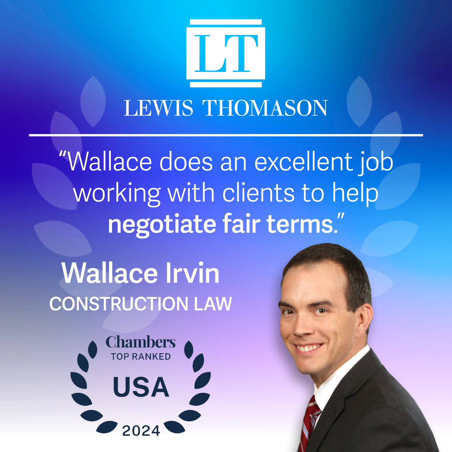 Construction Practice Group Selected to Chambers - Lewis Thomason